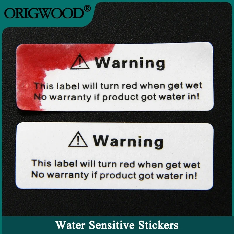100-300-600pcs-Water-Sensitive-Sticker-Turn-Red-When-Got-Wet-Warranty ...