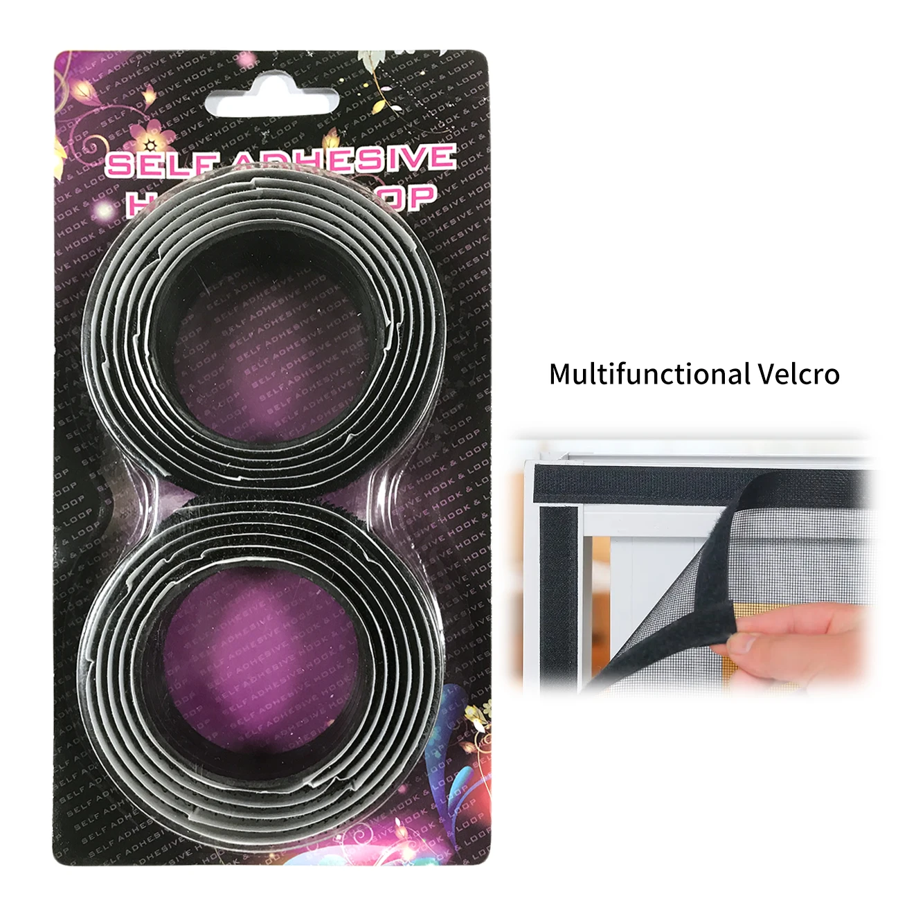 20mmx1M-1-Pairs-Strong-Self-Adhesive-Fastener-Hook-and-Loop-Tape-Strong ...