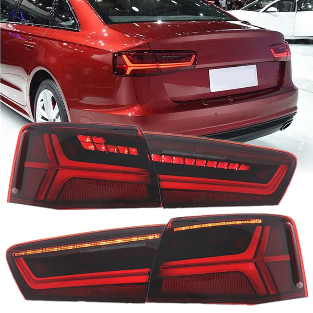 Car Led Tail Lights For Audi A6 2012-2015 A6L S6 C7 LED Auto Taillight ...