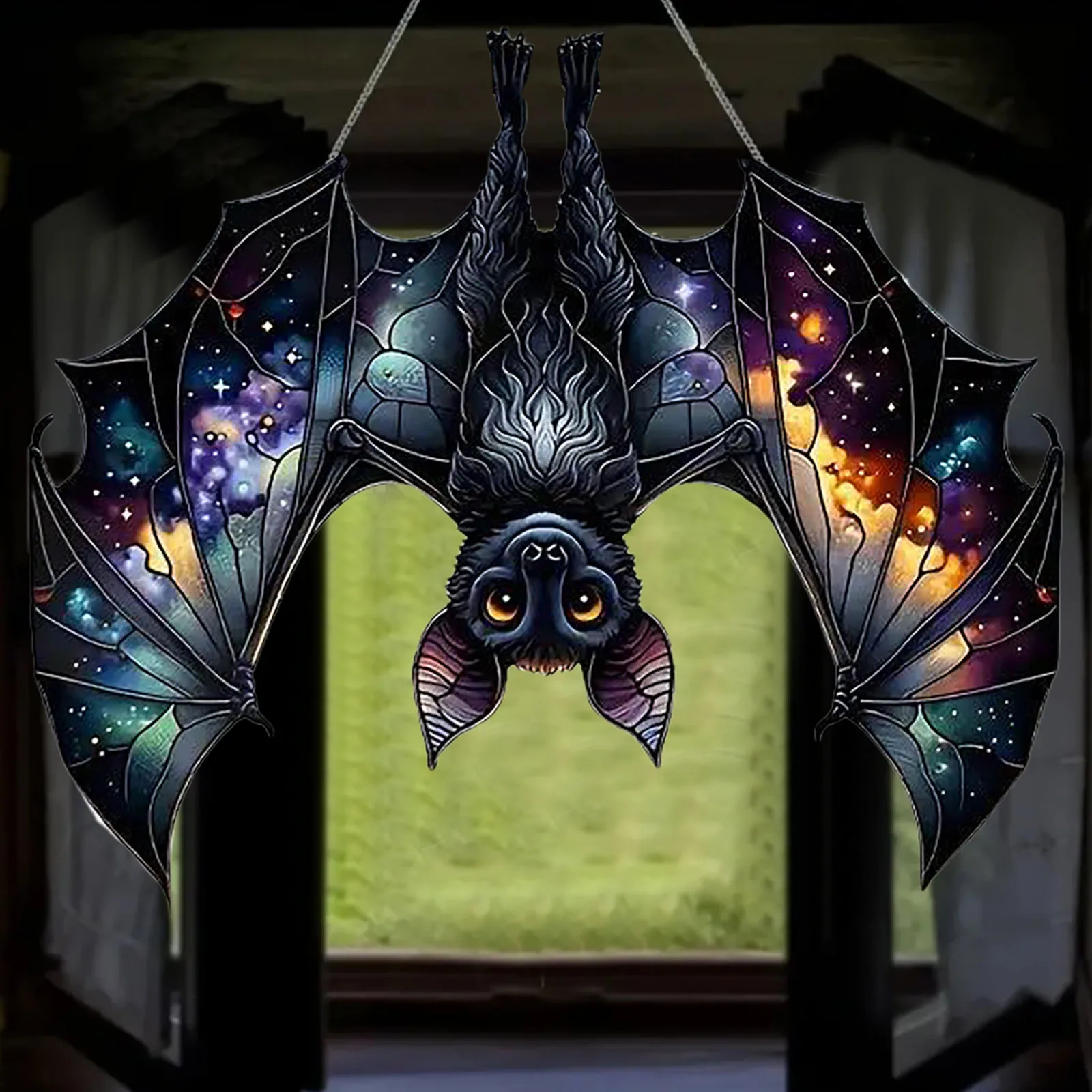 Bat-Stained-Glass-Window-Pendant-Bat-Suncatcher-Halloween-Decoration ...