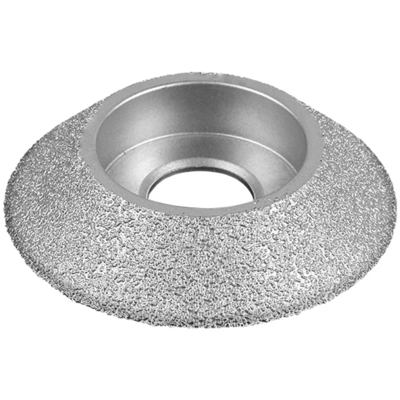 45 degree chamfering diamond grinding wheel Brazed V shaped stone ...