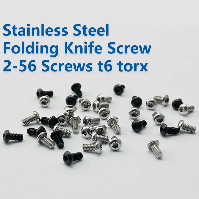 10pcs Stainless Steel Pocket Folding Knife Screws T6 Plum DIY Screws ...
