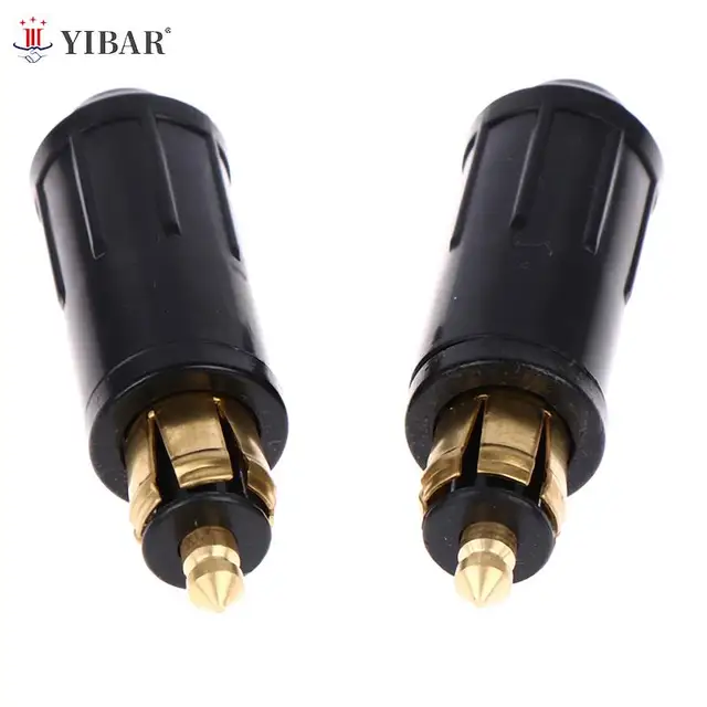1Pcs DIY Din Hella Male Plug Powerlet Plug European Type 12V Cigarette ...