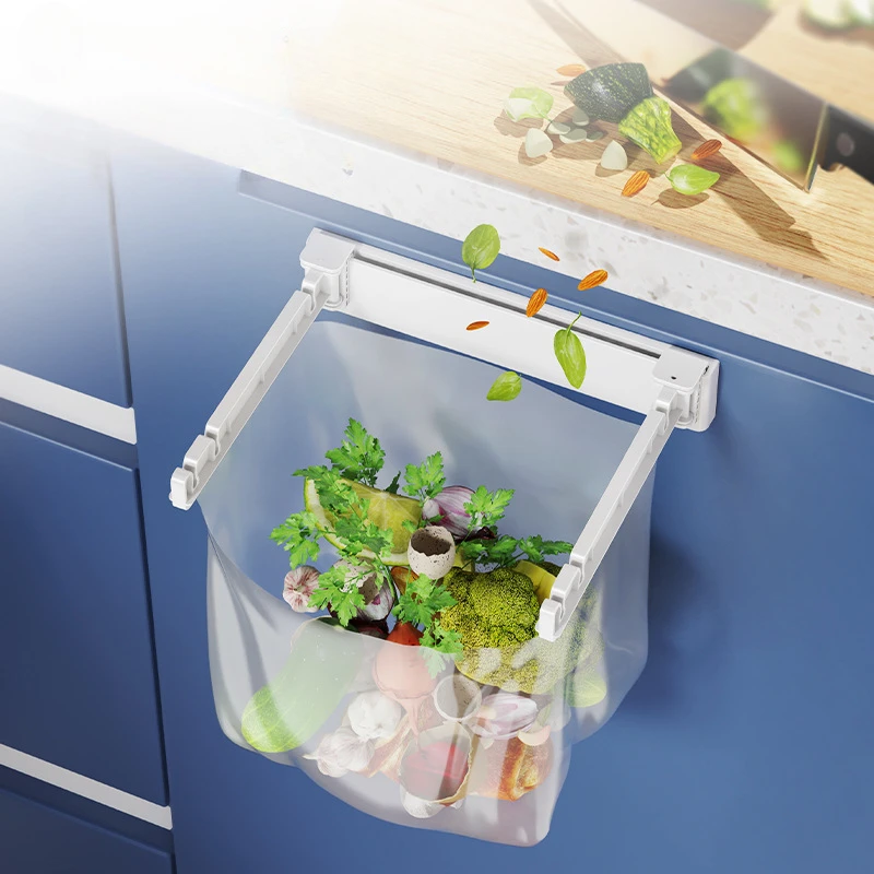 Multifunctional-Hanging-Folding-Garbage-Bag-Bracket-Kitchen-Trash-Can ...