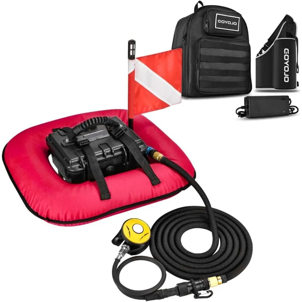 Diving-System-Air-Buddy-Scuba-Gear-70-Min-Rechargeable-Hookah ...
