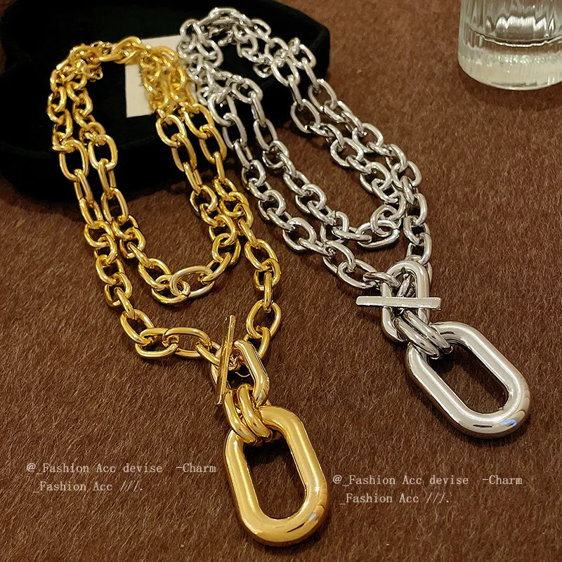 Classic-Charm-Hip-Hop-Style-Metal-Chain-Women-s-Exaggerated-Necklace ...