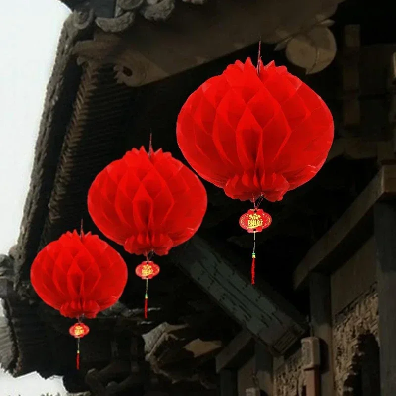 Traditional Chinese Red Lantern 2024 Chinese New Year Decorations ...