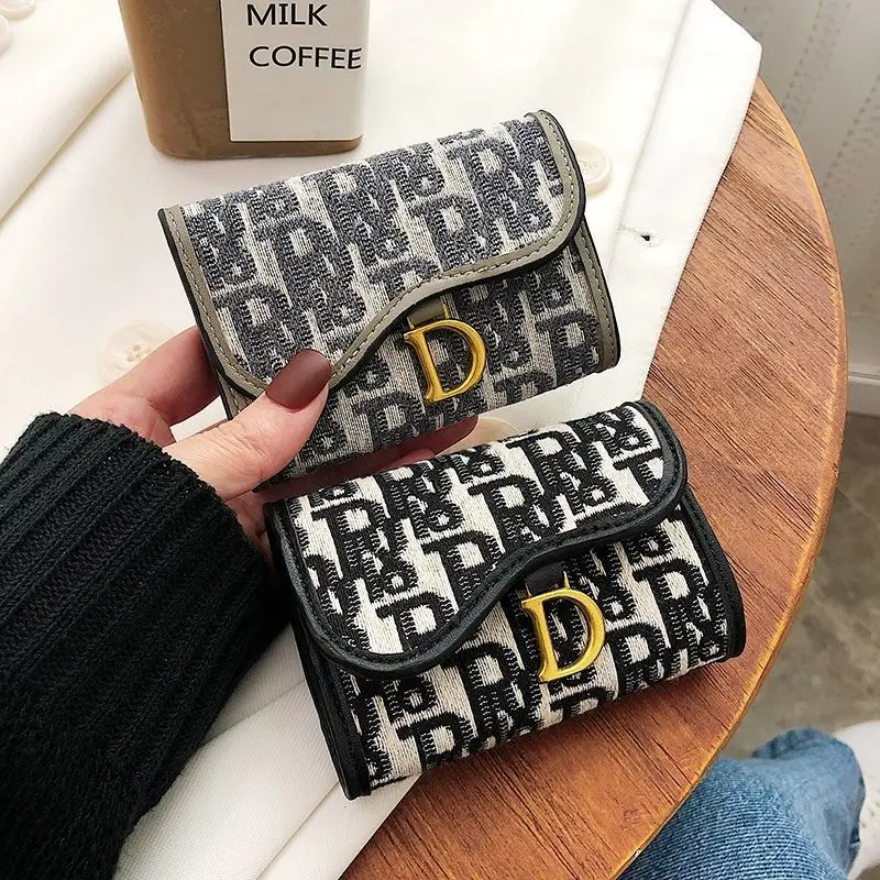 Women-s-Wallet-Card-Bag-PU-Letter-Coin-Purse-Short-Fashion-Large ...