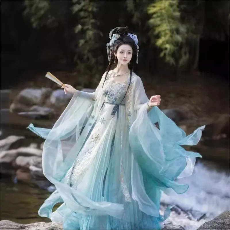 Hanfu-Women-s-Frost-Flower-Dragon-Shadow-Heavy-Industry-Embroidered ...