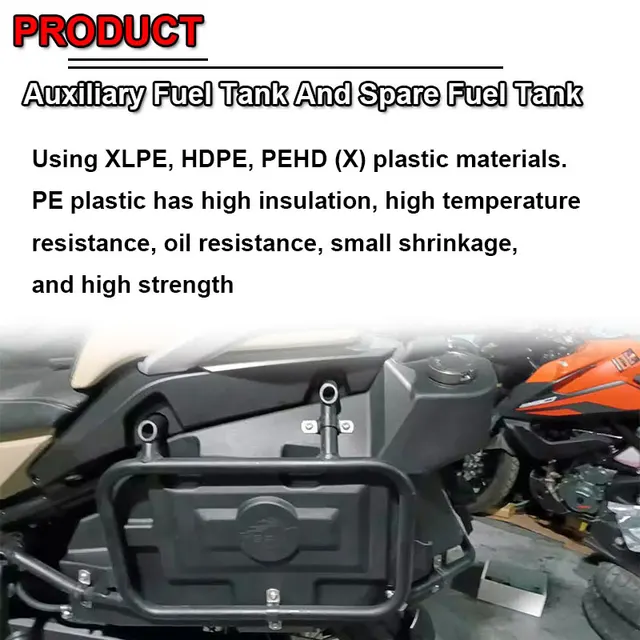 Motorcycle Auxiliary Fuel Tank
