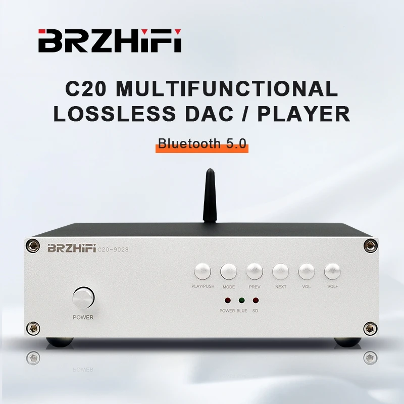 BREEZE Audio reproductor de música con Bluetooth 5,0, decodificador ...