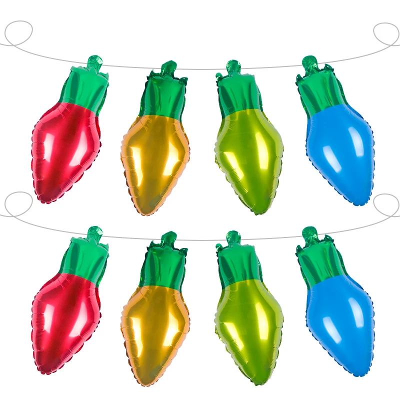 8-12-16pcs-Christmas-Light-Bulb-Foil-Balloon-Christmas-Balloons-Xmas ...