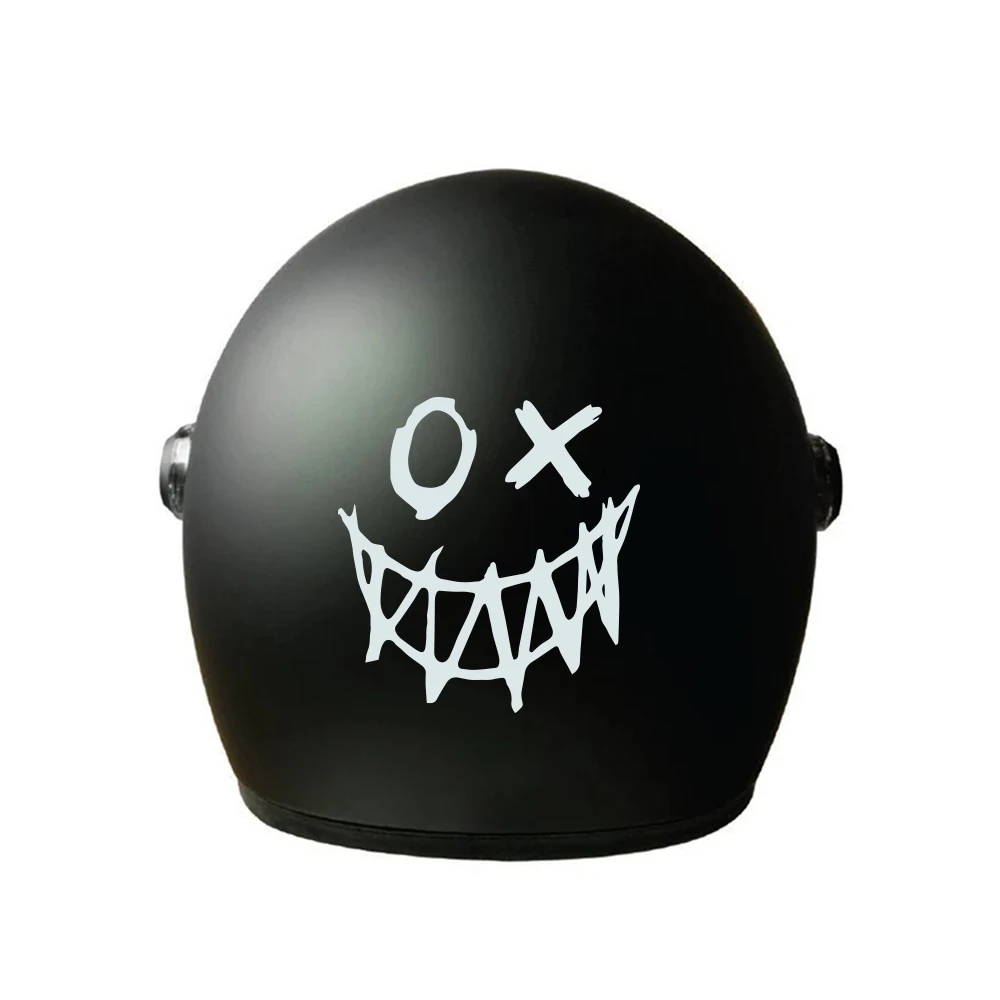 Smile-Face-Motorcycle-Car-Body-Sticker-Vinyl-Decal-Decorate-Sticker ...