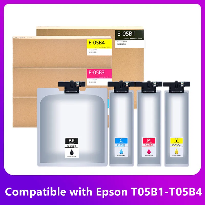 New T05B1 T05B2 T05B3 T05B4 Ink Cartridge With Pigment Ink For Epson ...
