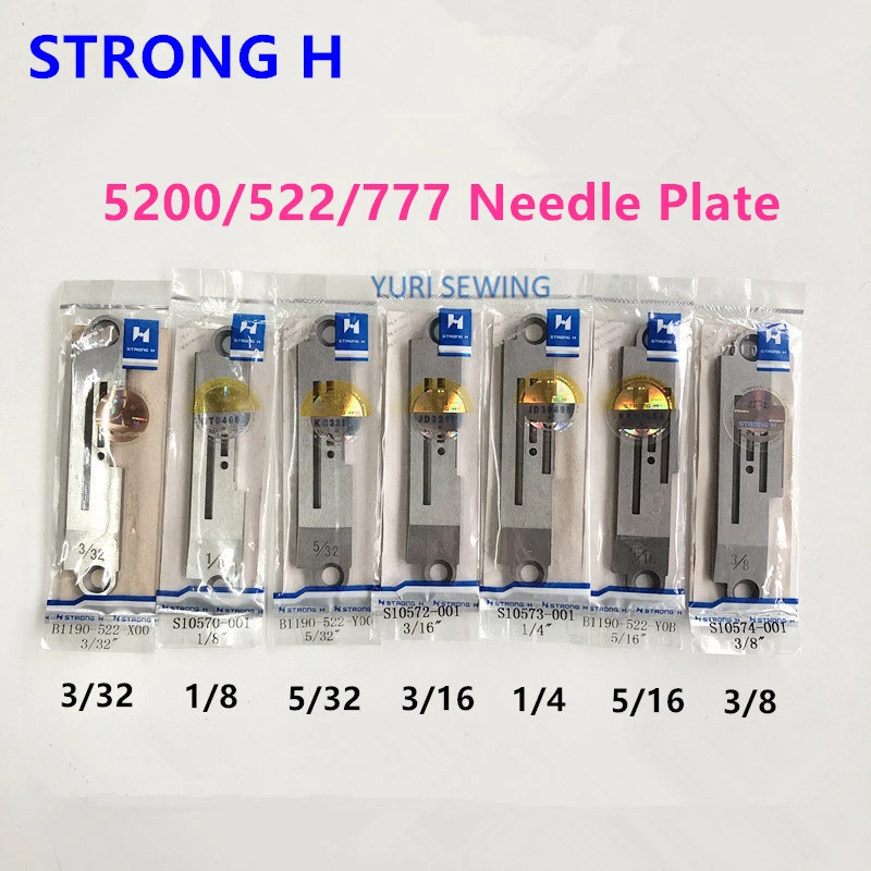 STRONG H JUKI DLM-5200/522 Brother SL-777B needle plate B1190-522 high ...