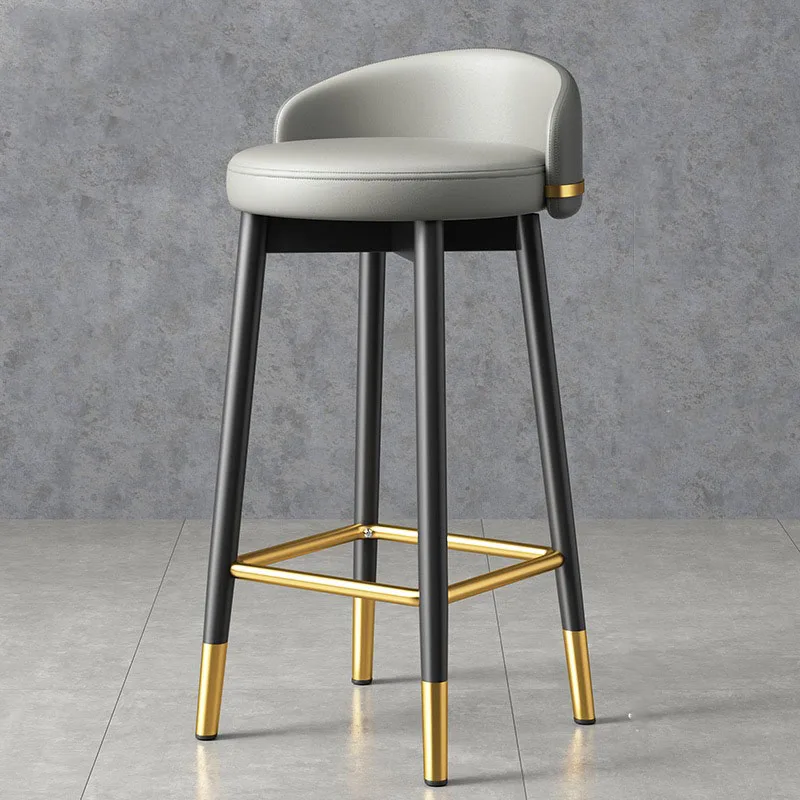 Leather-Designer-Nordic-Bar-Stools-Luxury-Reception-Relaxing-Bedrooms ...