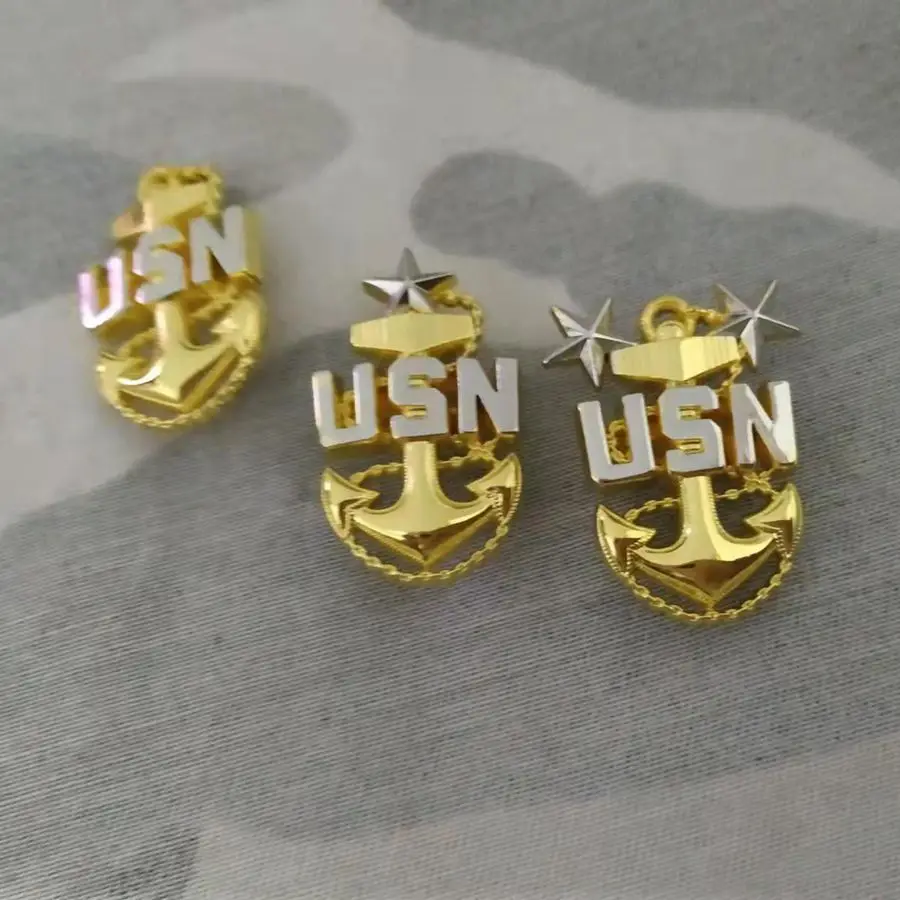 US-NAVY-CHIEF-PETTY-OFFICERS-COLLAR-RANK-BADGE-USN-LAPEL-REGULATION ...