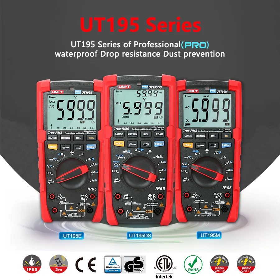 UT196 Profesjonalny Miernik 1700Vdc 1500Vac TrueRms Do, 56% OFF