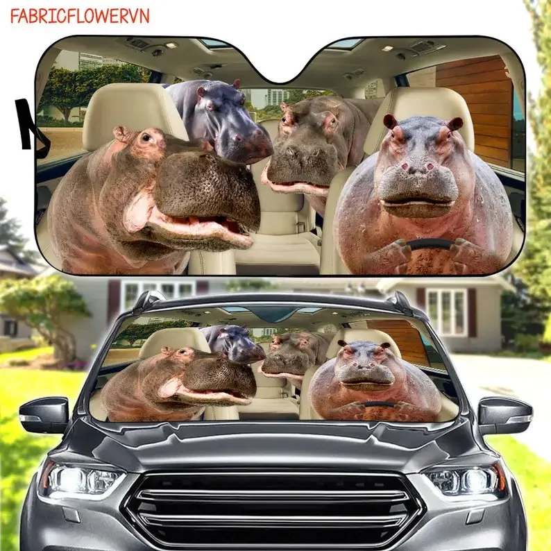 Hippo-Car-Decoration-Hippo-Windshield-Hippo-Lovers-Gift-Animal-Car ...
