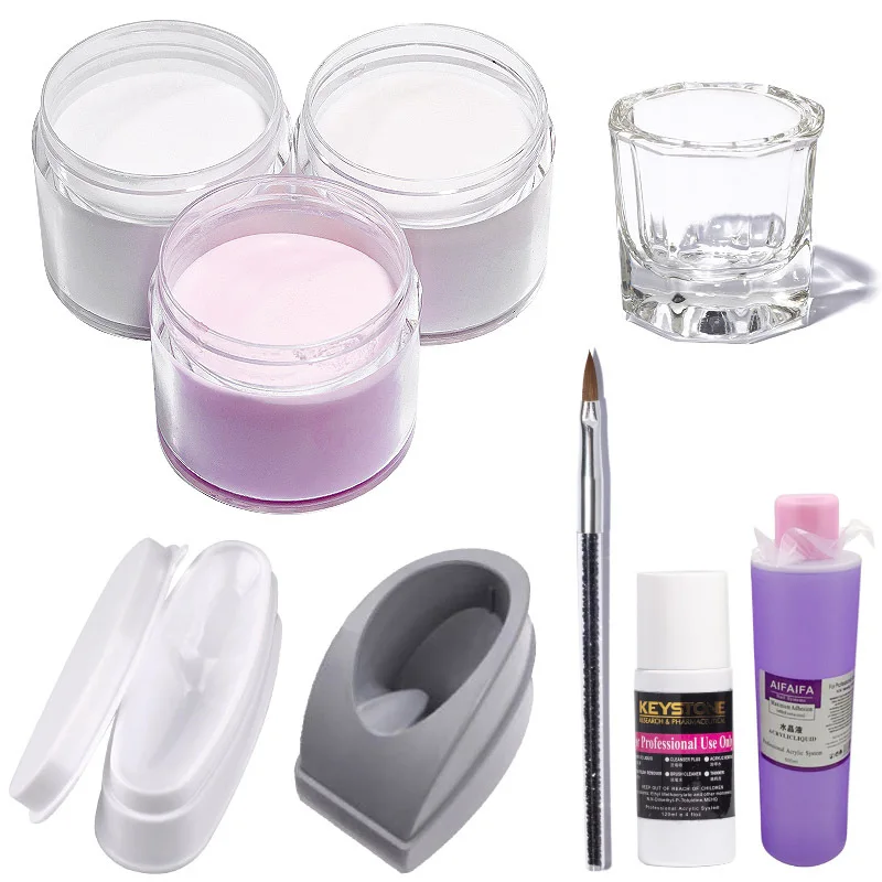 10g Clear Acrylic Powder for Nails Art Polymer Tips Pink Clear White Nails Professional Acrylic Use with Acrylic Liquids LO12 AliExpress