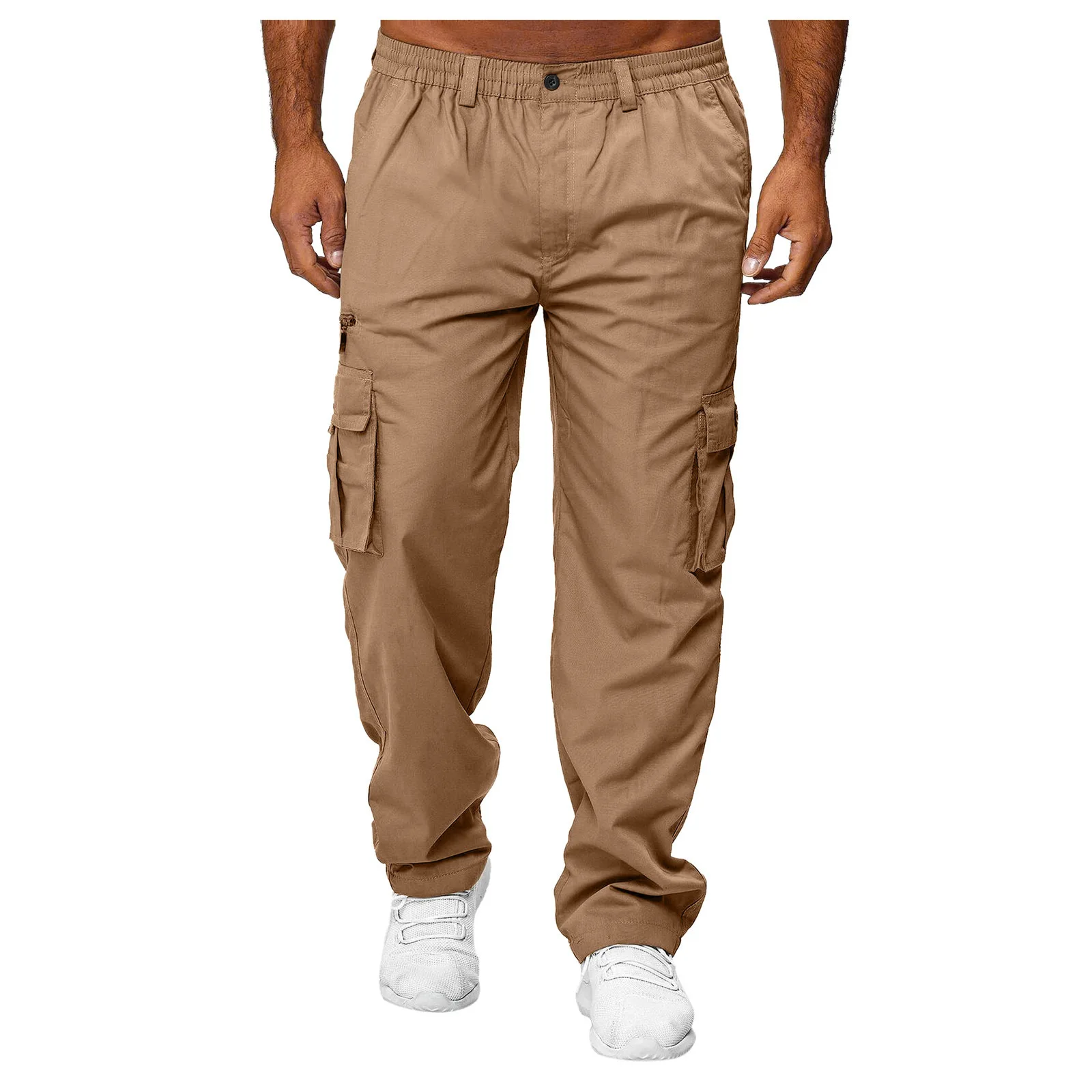 Mens-Multi-Pocket-Cargo-Pants-Casual-Hip-Hop-Hit-Color-Pocket-Trousers ...