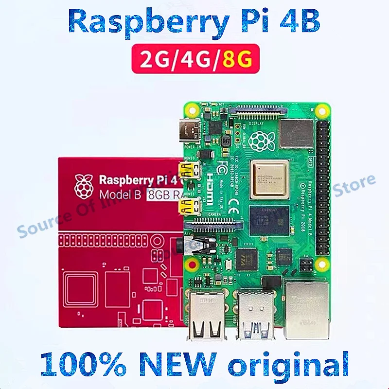 1PCS-Raspberry-Pi-4B-Development-Board-LINUX-motherboard-python-AI-programming-Raspberry-Pi-4B ...