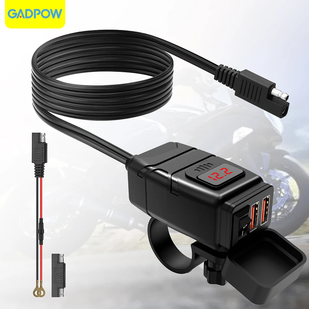 Gadpow-QC3-0-USB-Socket-for-Motorcycle-Cell-Quick-Charger-Motorcycle ...