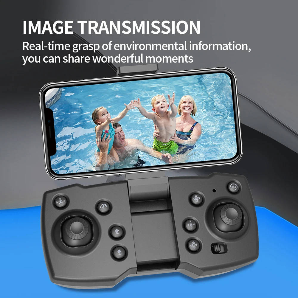 Dron teledirigido con cámara Dual, Dron plegable con Control remoto ...