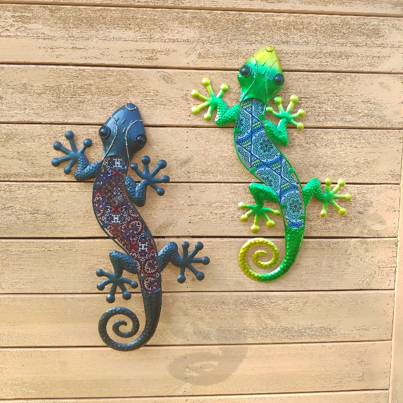 Gecko Metal Wall Art