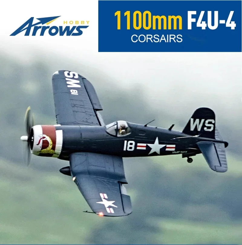 Blue-Arrow-1100m-Corsairs-F4U-4-Electric-Remote-Control-6CH-Model-Fixed-Wing-Image-Truly ...
