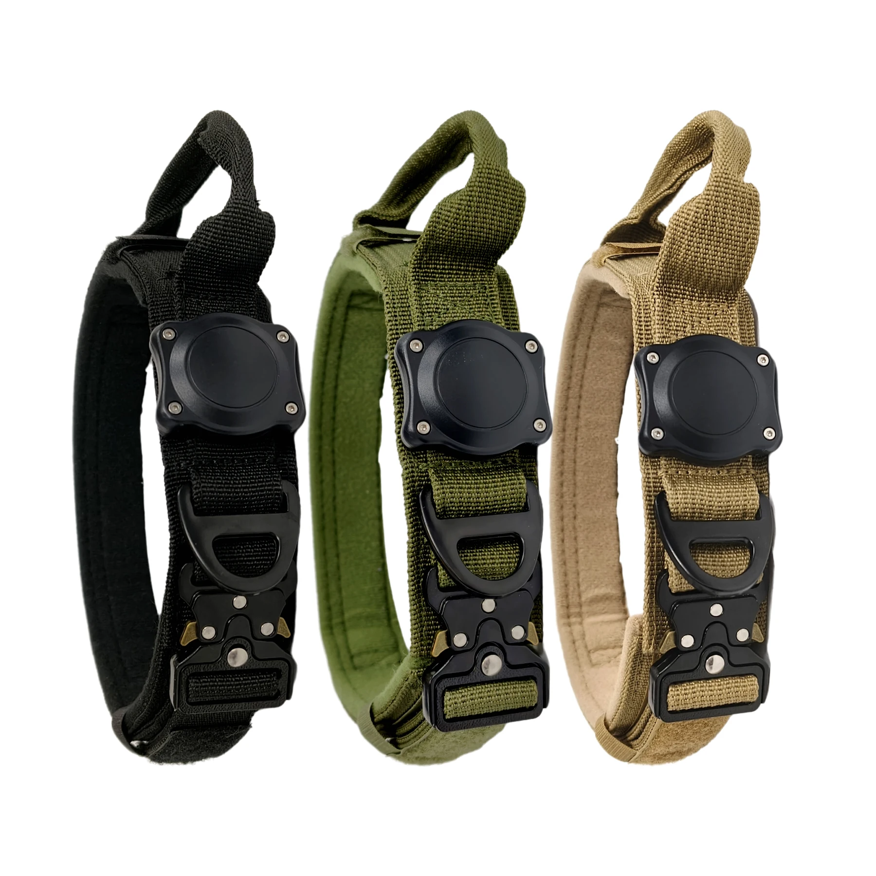 Collar-t-ctico-AirTag-para-perro-soporte-militar-ajustable-con-Mango ...