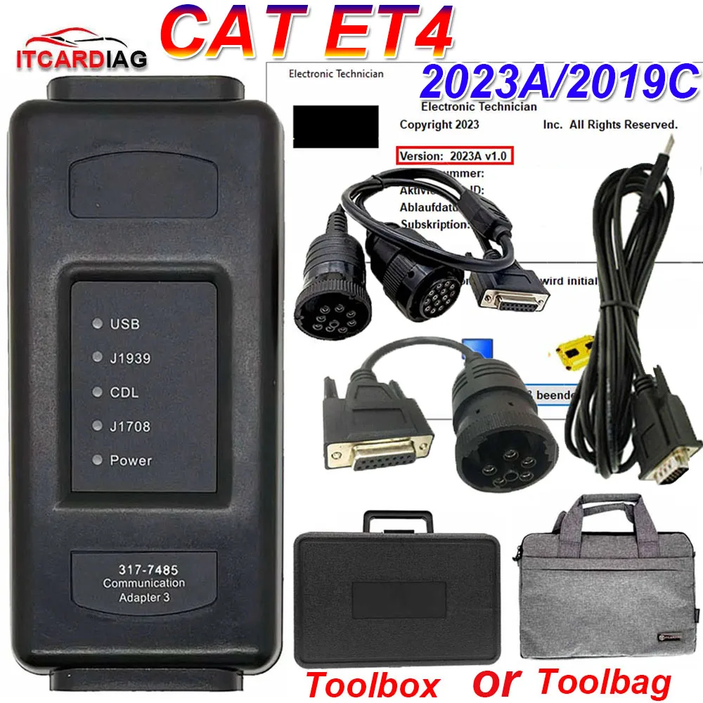 2023A-2019C-CAT-ET4-317-7485-Communication-Adapter-III-Truck-Diagnostic ...