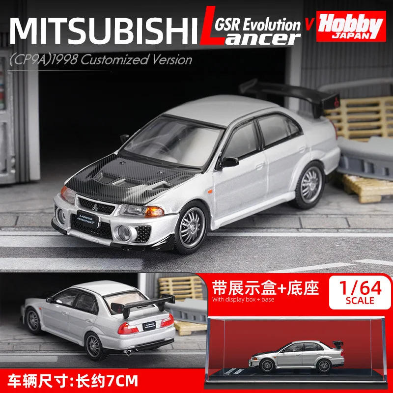 HOBBYJAPAN 1/64 Mitsubishi Lancer GSR Evolution VI (CP9A) alloy Diecasts small-scale car model