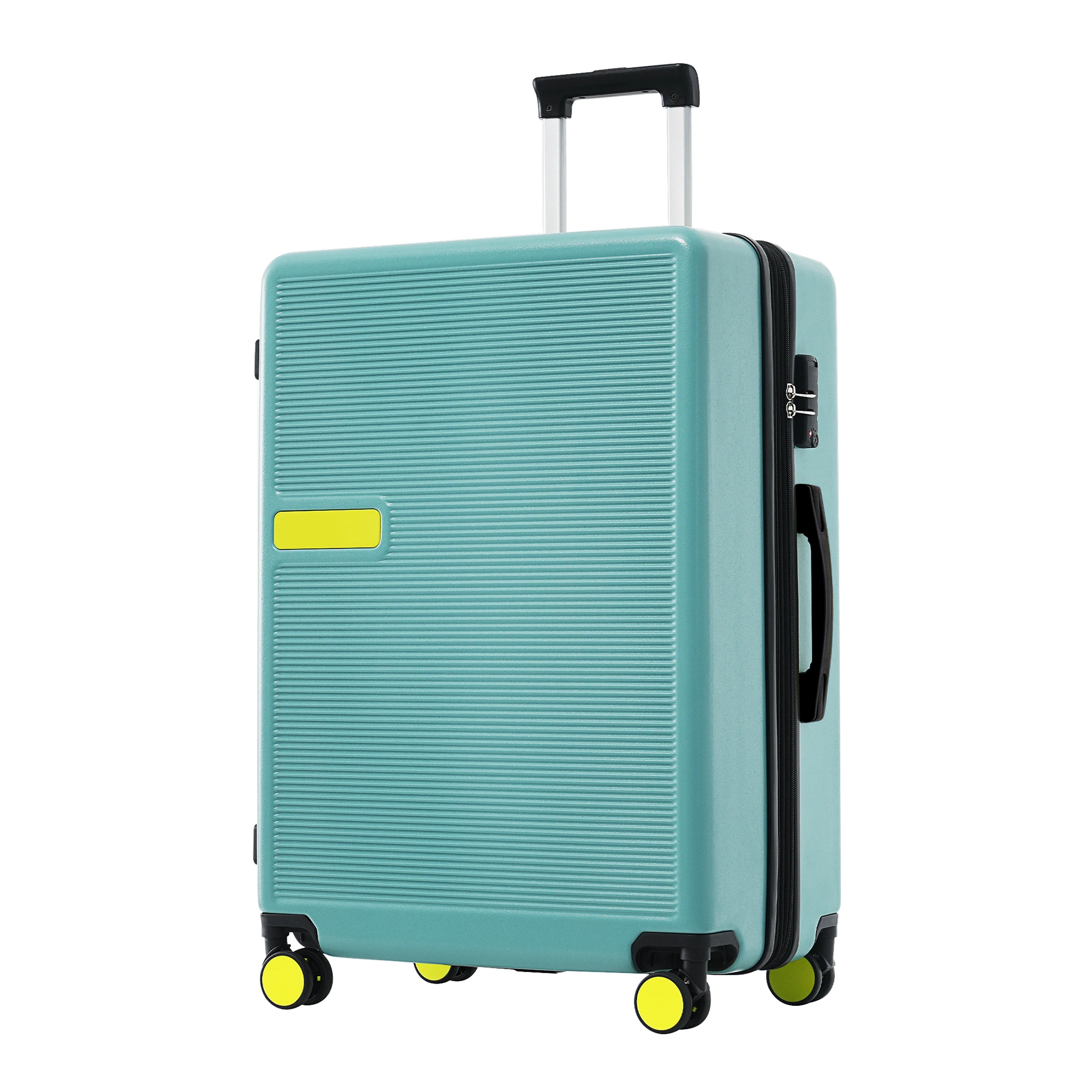 Contrast Color Hardshell Luggage 24inch Expandable Spinner Suitcase ...