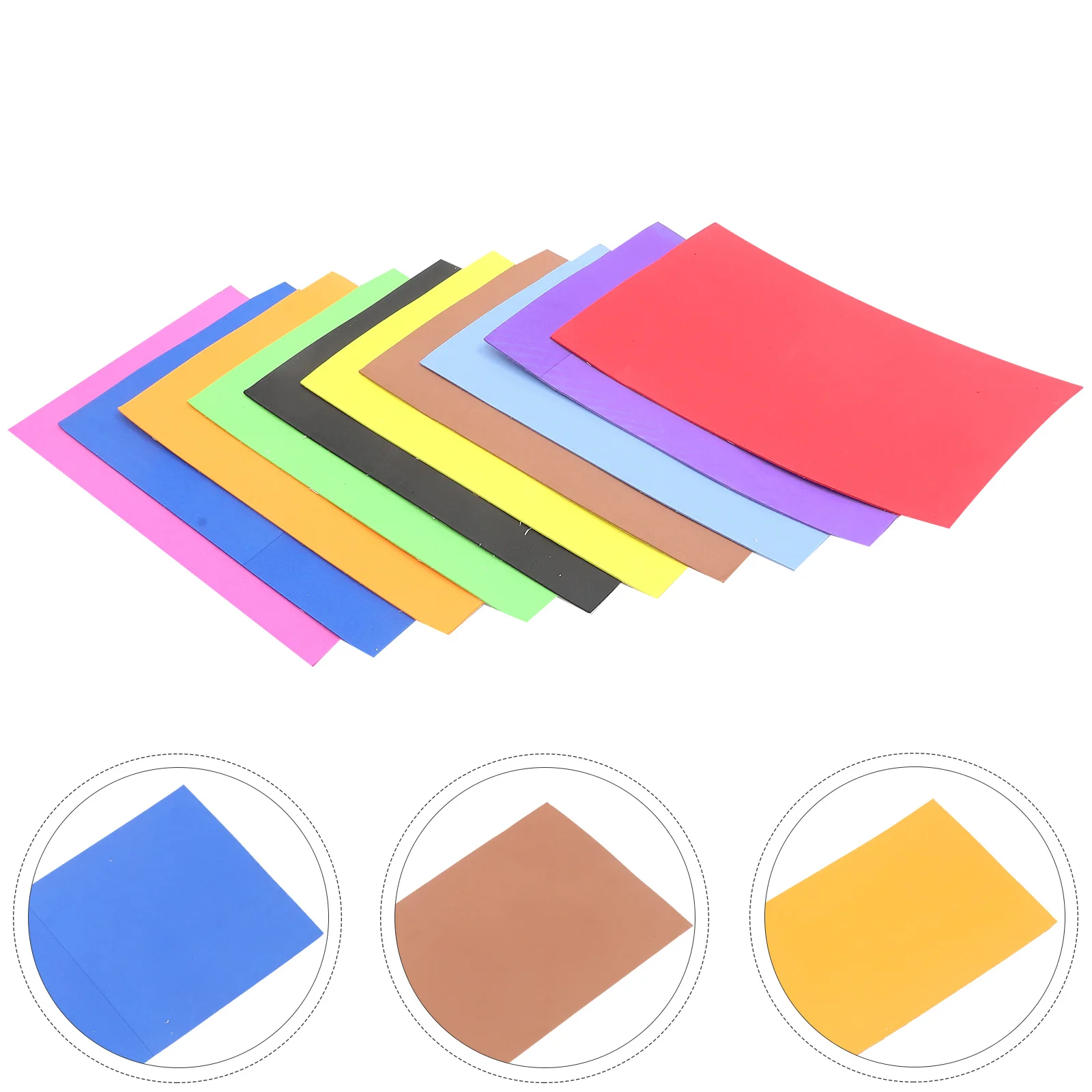 10-Sheets-Eva-Foam-Paper-Colorful-for-Crafts-Colored-DIY-Supplies-A4 ...