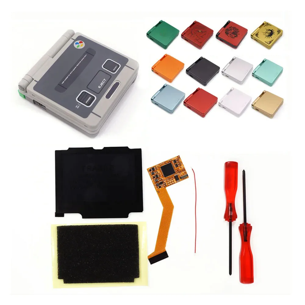 GBA-SP-IPS-V2-Screen-Kits-for-Gameboy-Advance-SP-Backlight-screen-5 ...