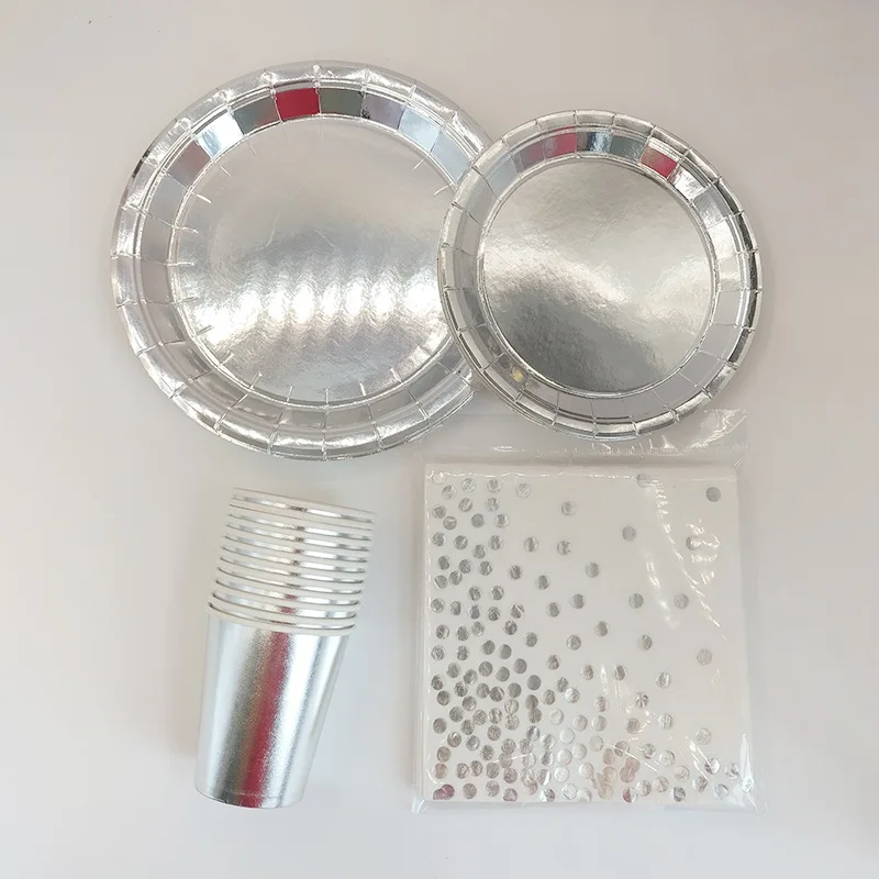 Silver Paper Plates