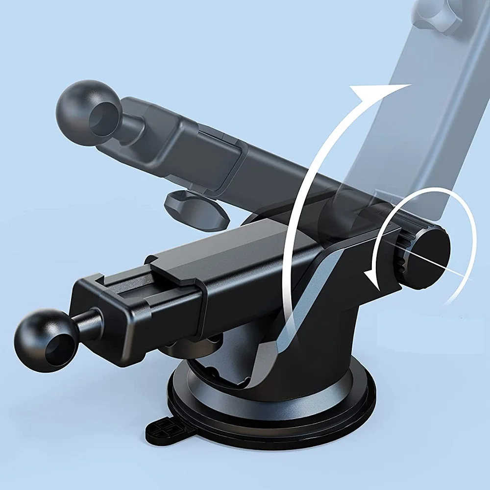 17mm Ball Head Suction Cup Base for Car Cell Phone Holder Stand Car ...