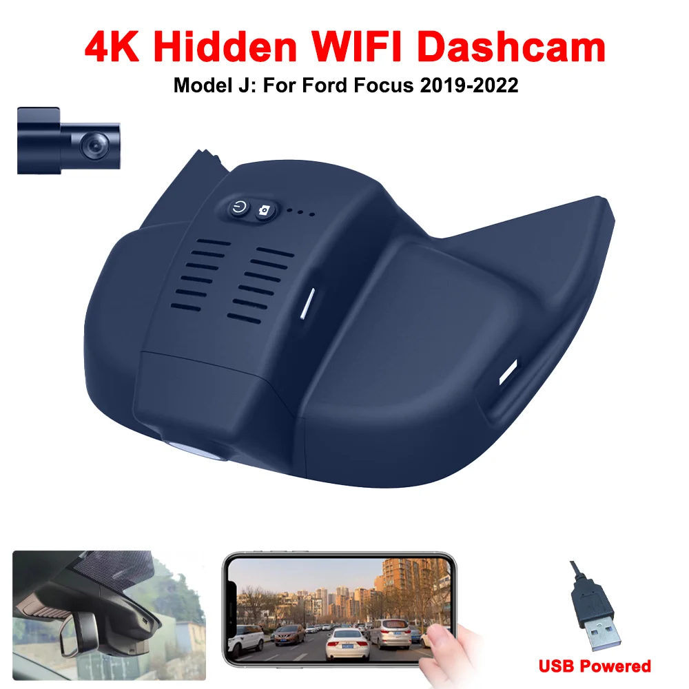 For-Ford-Focus-2019-2022-Front-and-Rear-4K-Dash-Cam-for-Car-Camera ...
