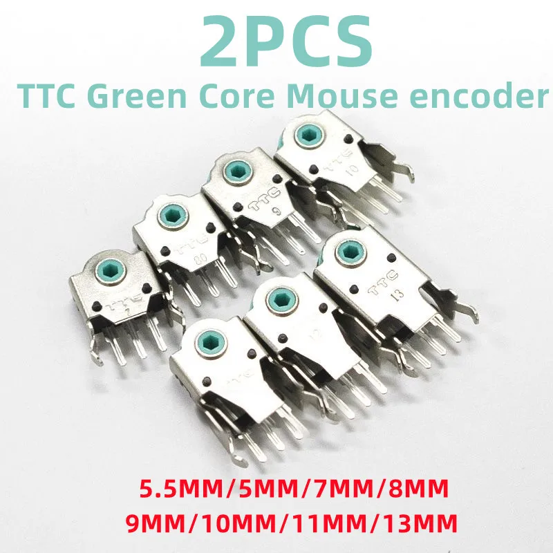 New-TTC-2PCS-Green-Core-Encoder-5-5mm-5mm-7mm-8MM-9MM-10MM-11MM-13MM ...