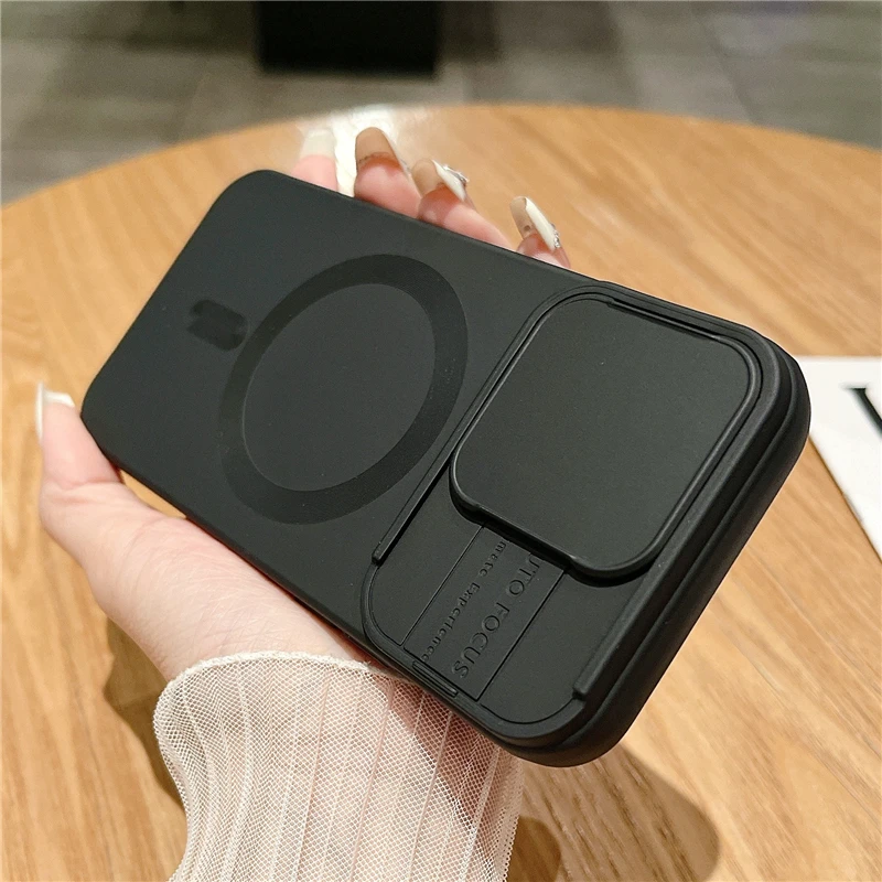 Slide-Camera-Protection-For-Magsafe-Magnetic-Wireless-Charging-Case-For ...
