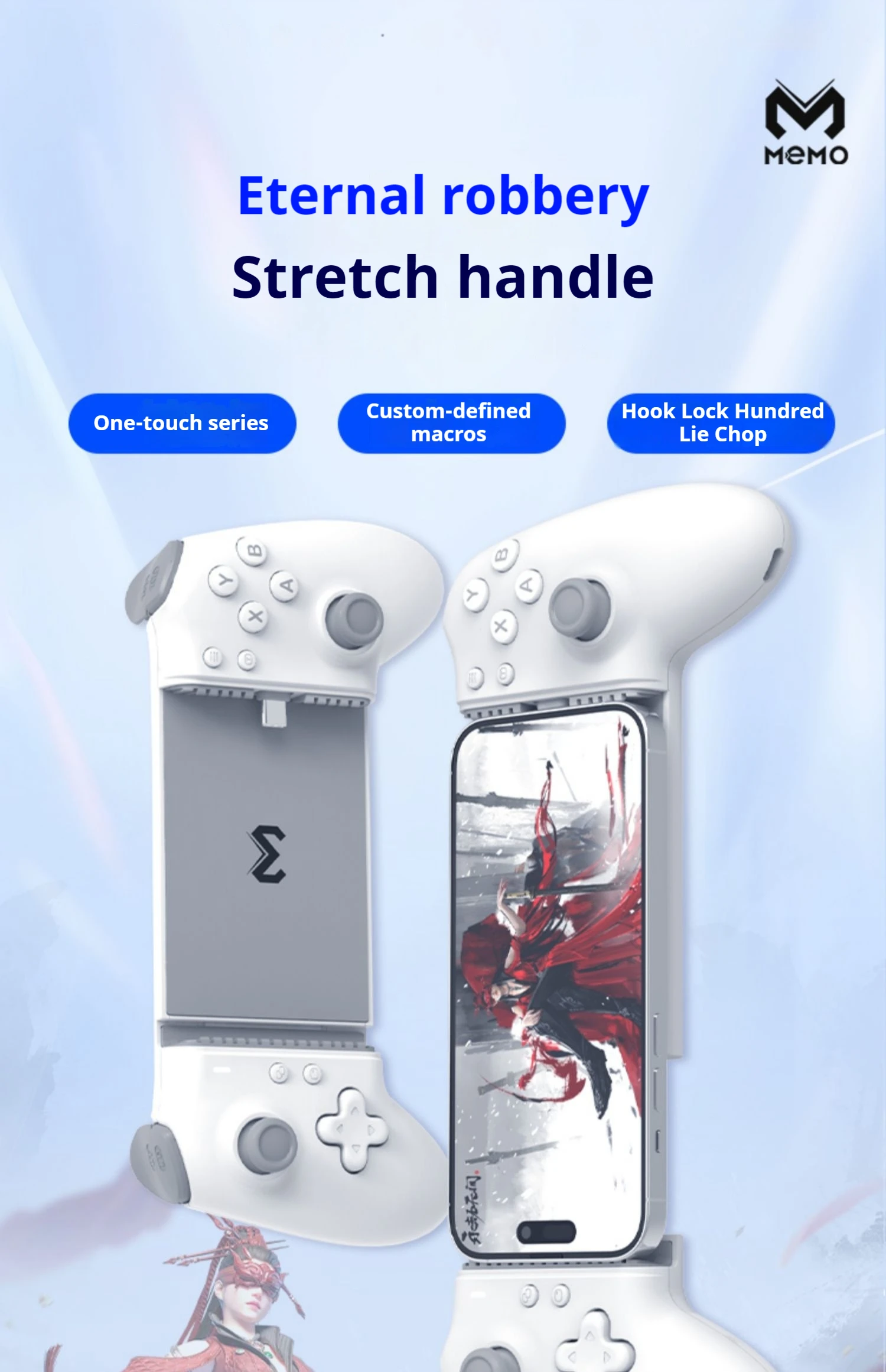 Memo S3 Wireless Bluetooth Controller Pc Xbox Ps5 Switch Android Ios S ...