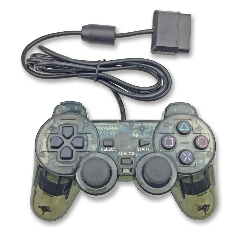 hot-selling-PS2-wired-controller-with-various-transparent-colors-in ...