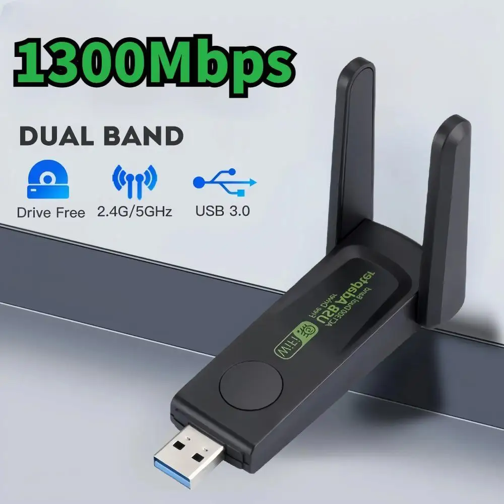 1300Mbps-USB3-0-WiFi-adapt-r-Dual-Band-2-4G-5Ghz-kablosuz-WiFi-g-venlik ...