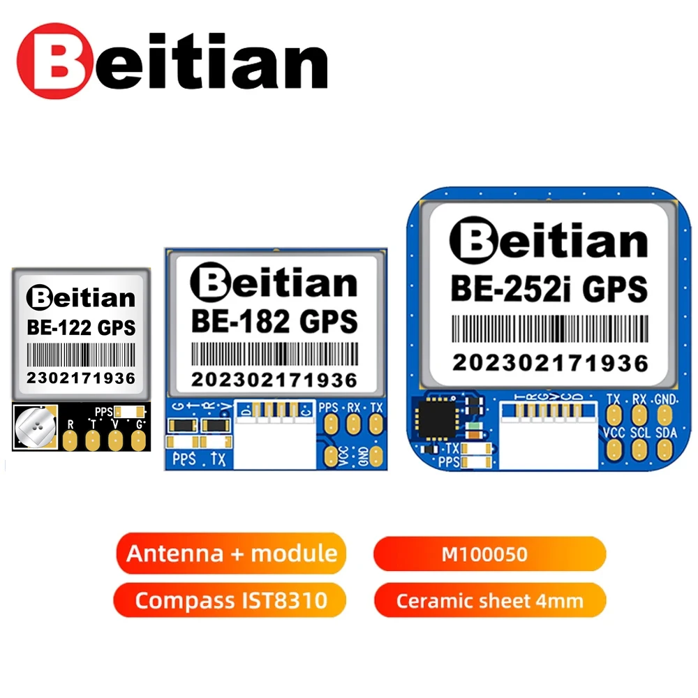 Beitian UBX-M10050 Wearable Flight Controller FPV RC Drone UAV PX4 ...