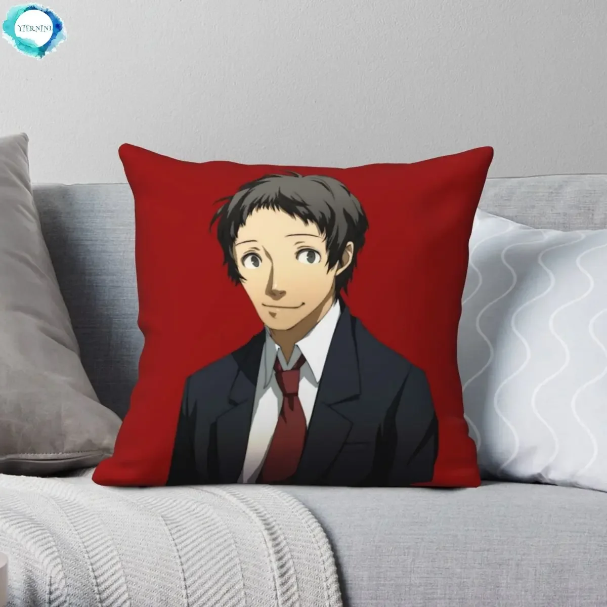 Tohru-Adachi-Portrait-Square-Pillowcase-Polyester-Creative-Zip-Decor ...