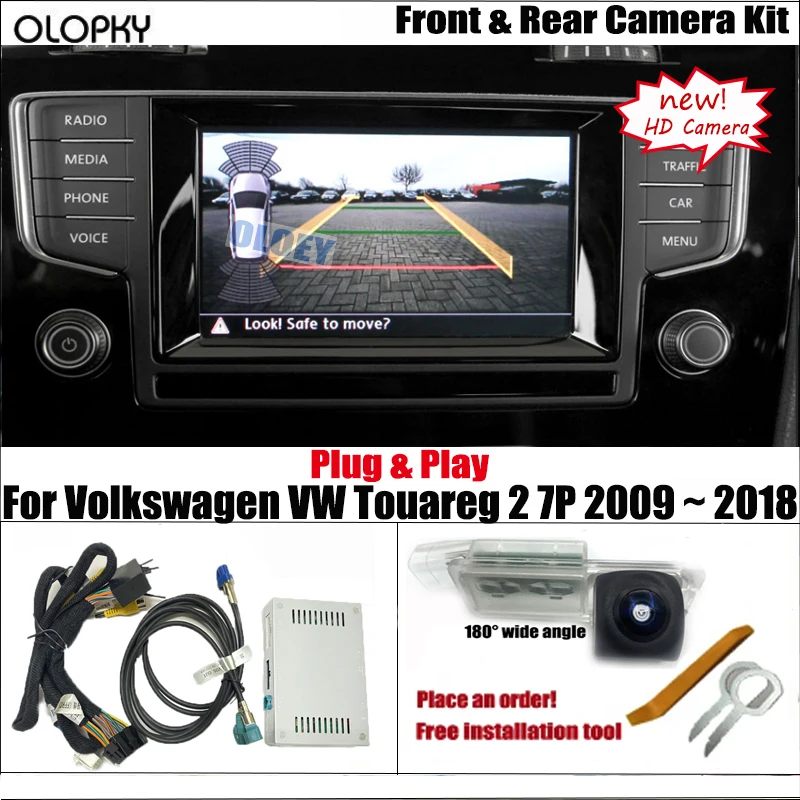 Car-Reverse-Camera-For-Volkswagen-VW-Touareg-2-7P-2009-2018-OEM-Screen ...