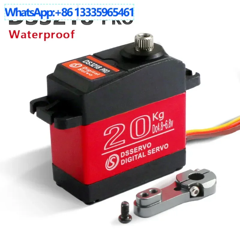 2PCS DS3218 PRO Digital Servo 180 Degree Stainless Steel Gear 20KG ...