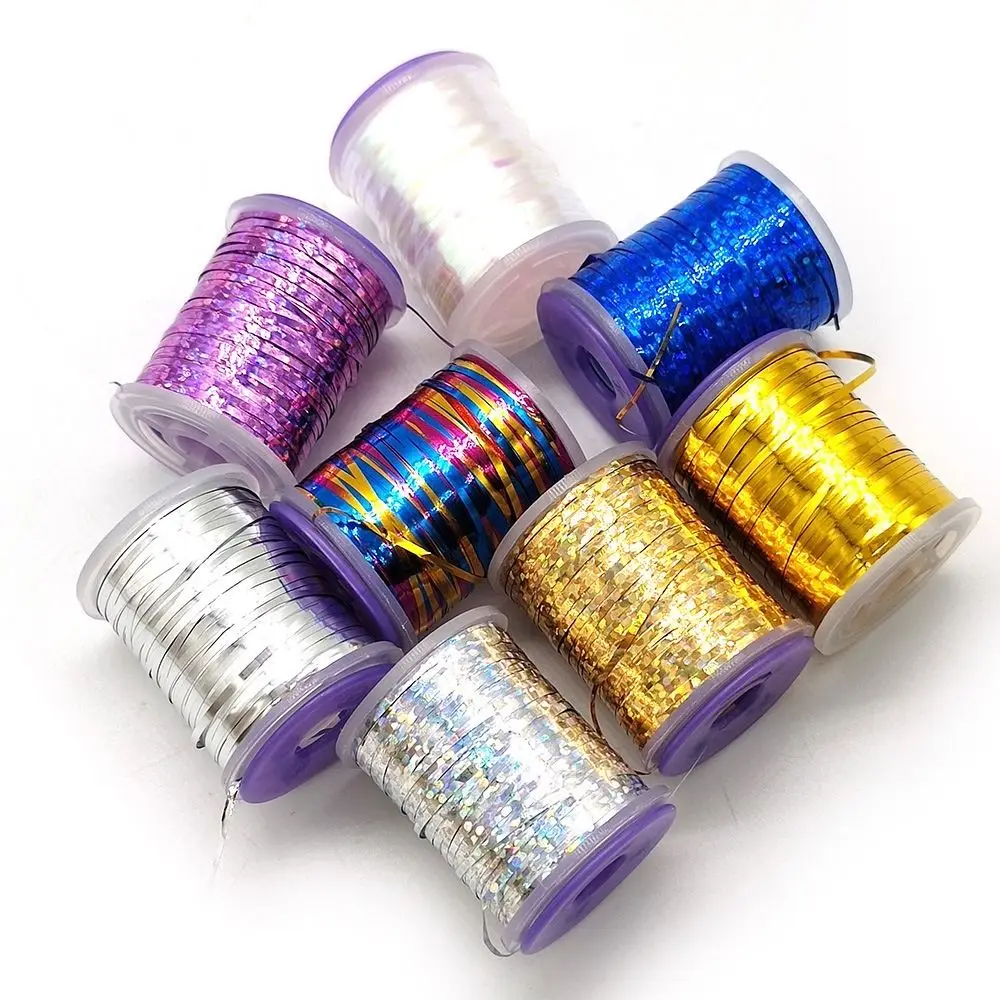 Fly Tying Materials Flat Tinsel 1mm 120Yard Nymph Thread Small ...