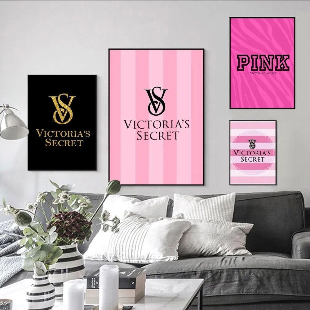 Victoria-s-S-Secret-Poster-Self-adhesive-Art-Poster-Retro-Kraft-Paper ...